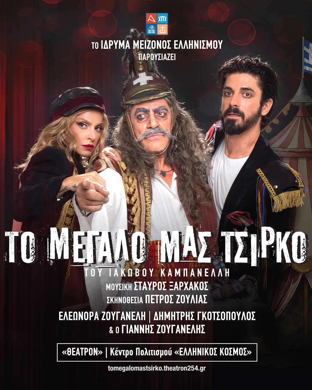 «Το Μεγάλο μας Τσίρκο» του Ιάκωβου Καμπανέλλη - Παραστάσεις